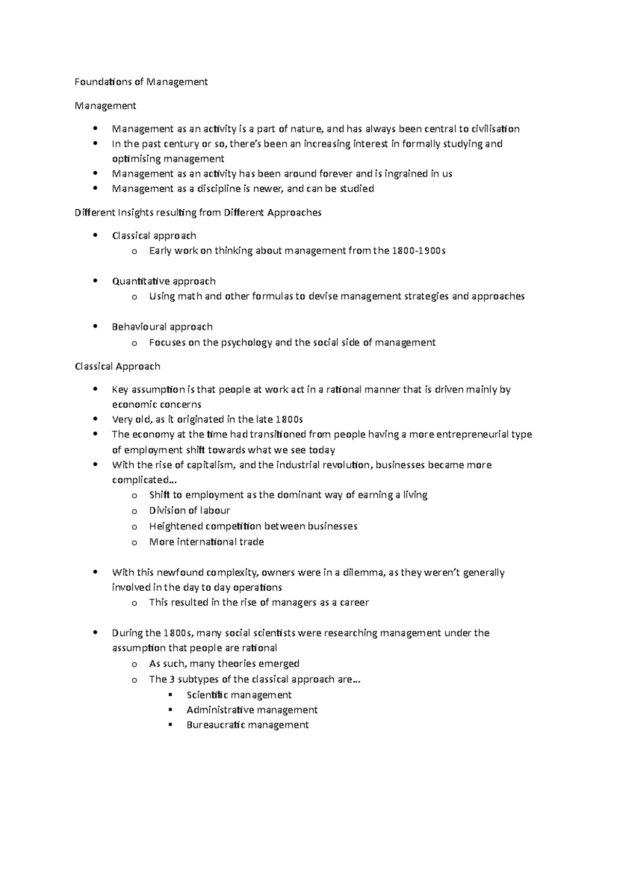 Foundations of Management - Foundations of Management Management ...