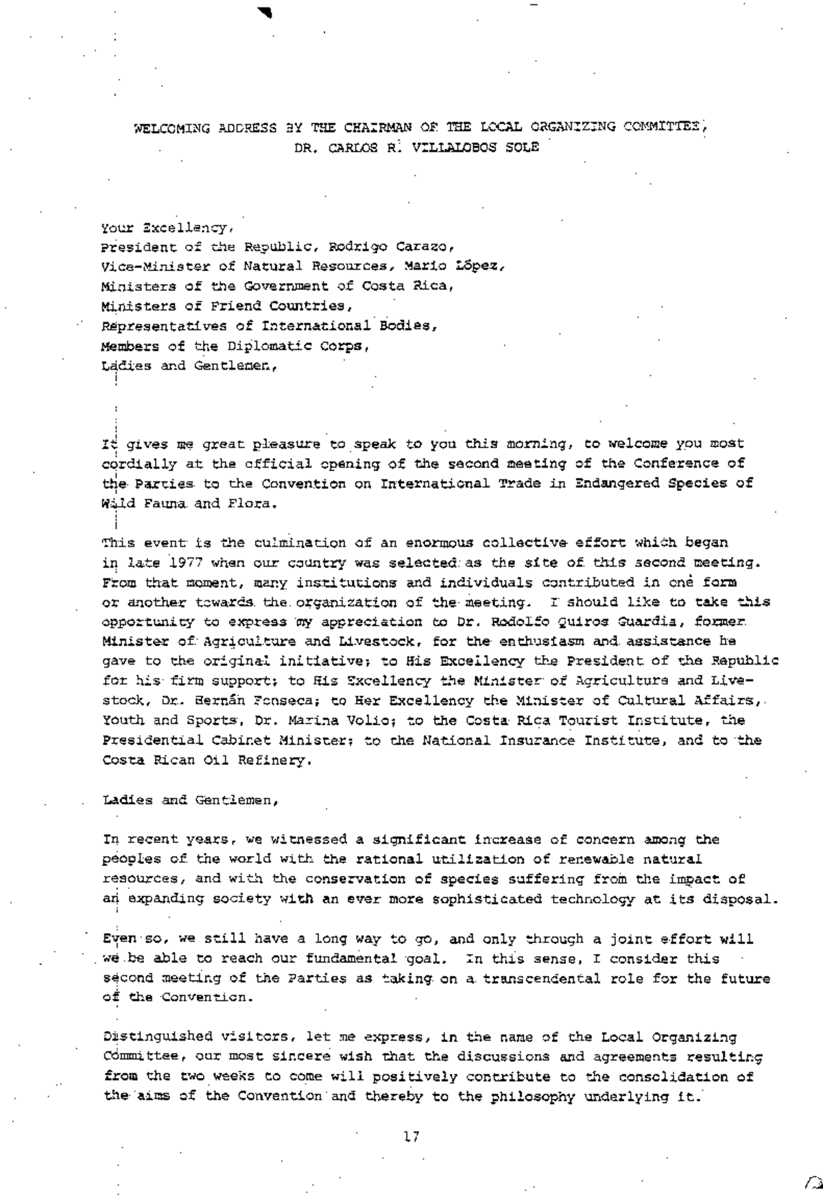 E02-Opening-speeches - WELCOMING ADDRESS BY THE CHAIRMAN OF THE LOCAL ORGANIZING COMMITTEE, DR ...