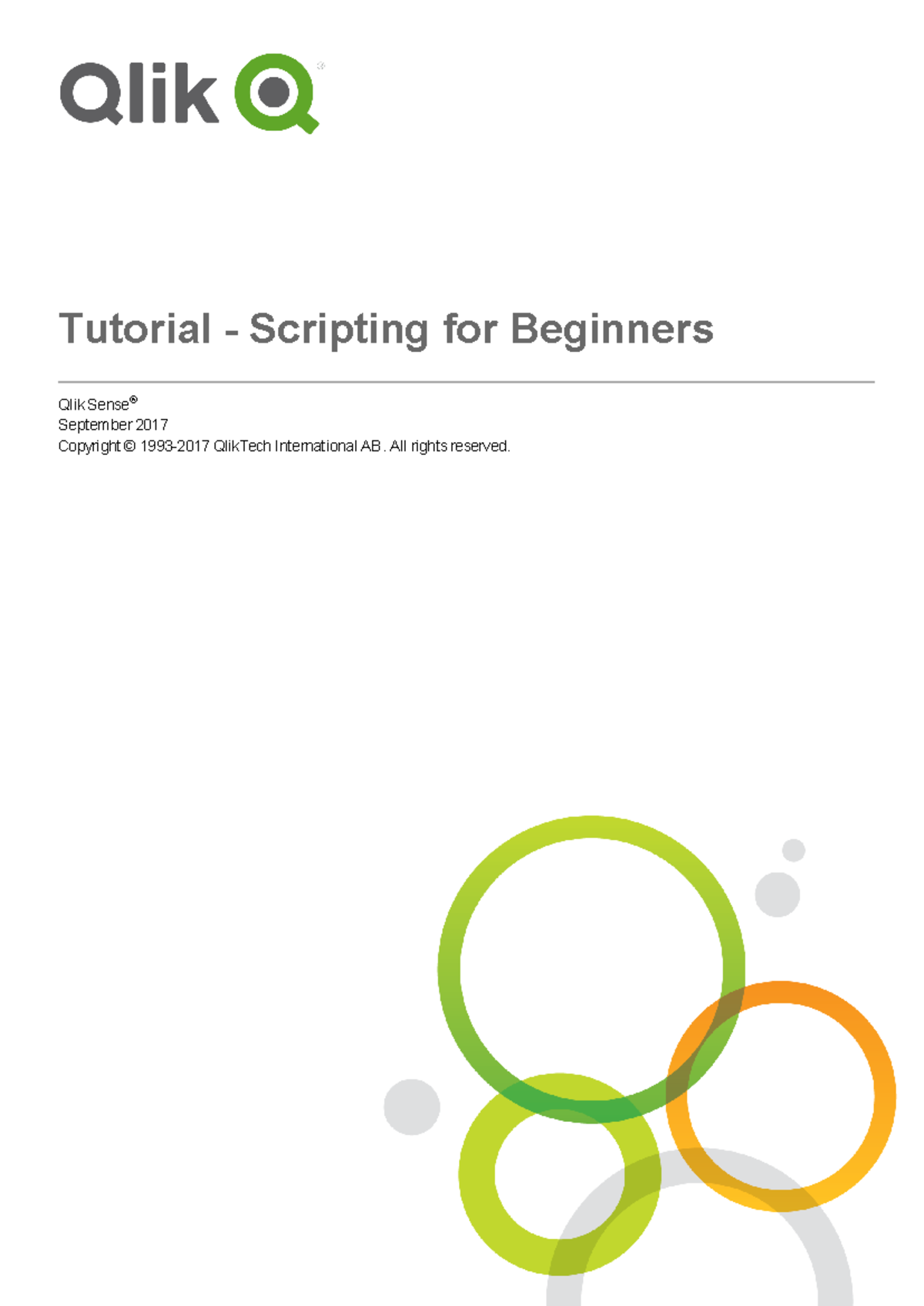 Tutorial - Scripting for Beginners - All rights reserved. Copyright ...
