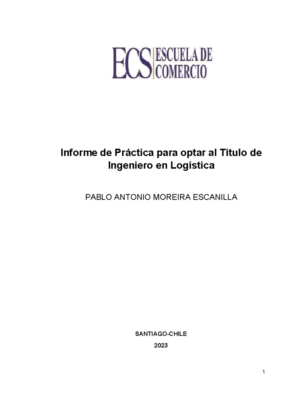 Informe de practica - llaaaaaaaaa xddsd - Informe de Práctica para ...