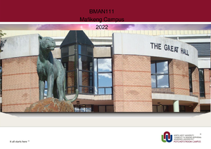 BMAN111 Past Paper - Type of Assessment/ Tipe Assessering: Duration ...