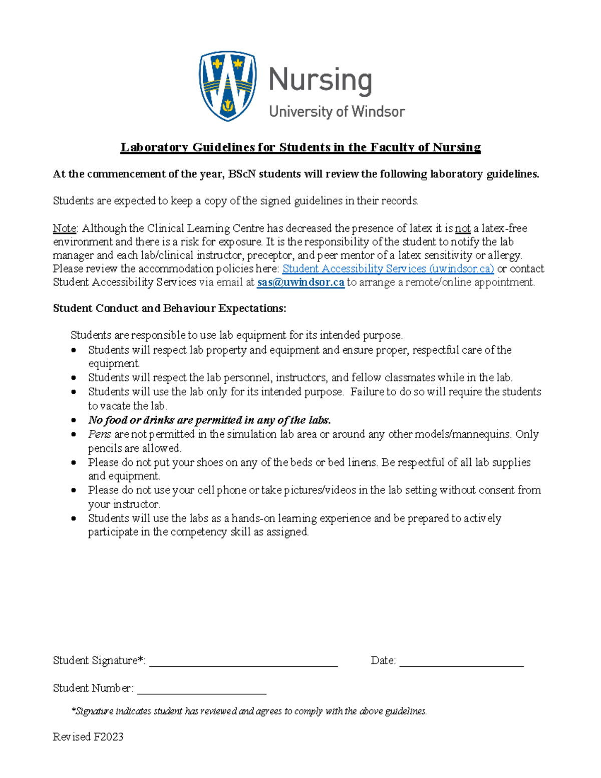 Lab Guidelines for BSc N Students-fillable fields - Revised F ...