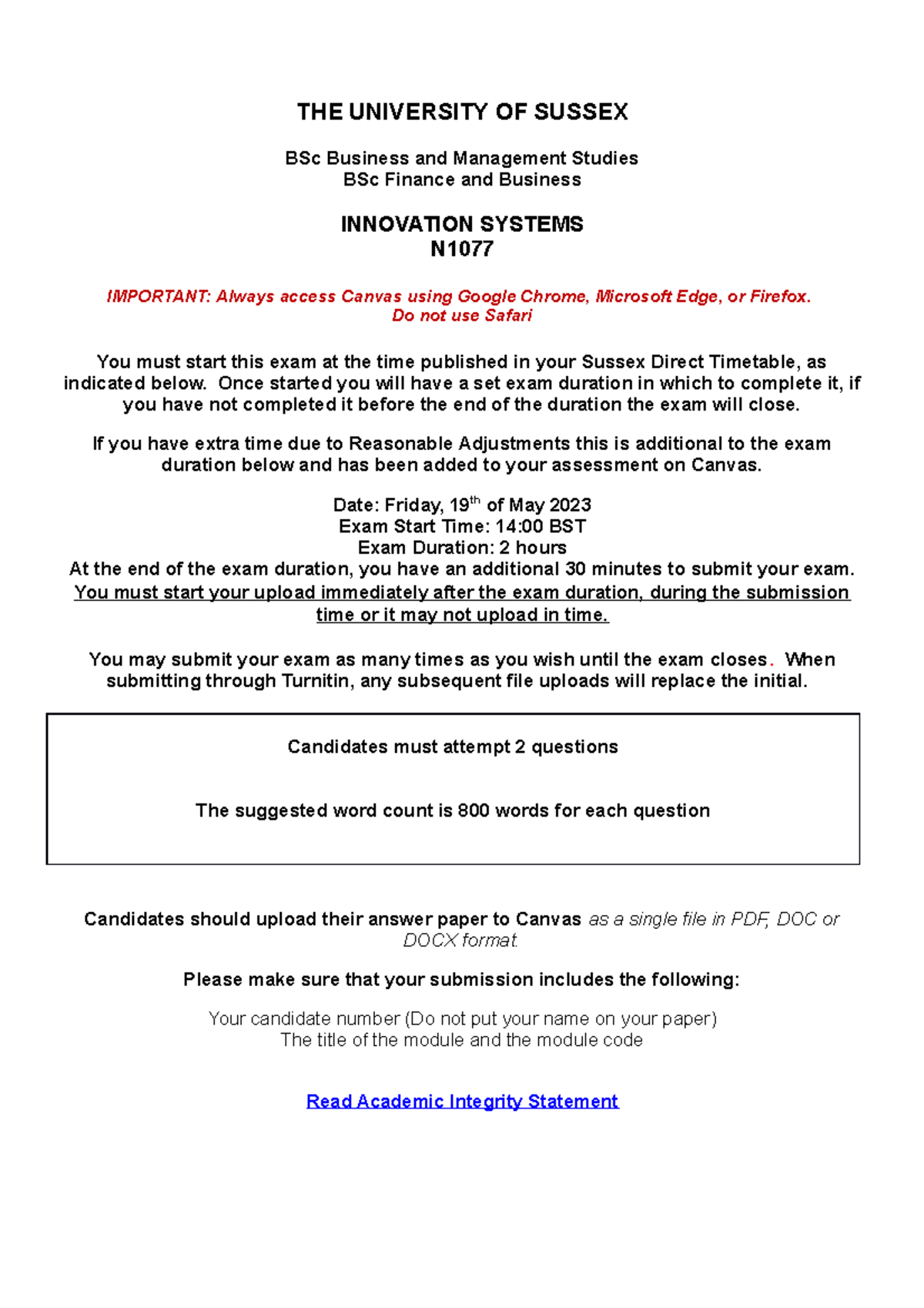 N1077 Innovation Systems Cex 80 Formatted Final A2 Rubric Only The