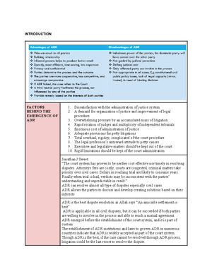 ADR Roleplay - QUESTION ANISAH AND MICHAEL Anisah Ahmad aged 32 years old she was appointed ...