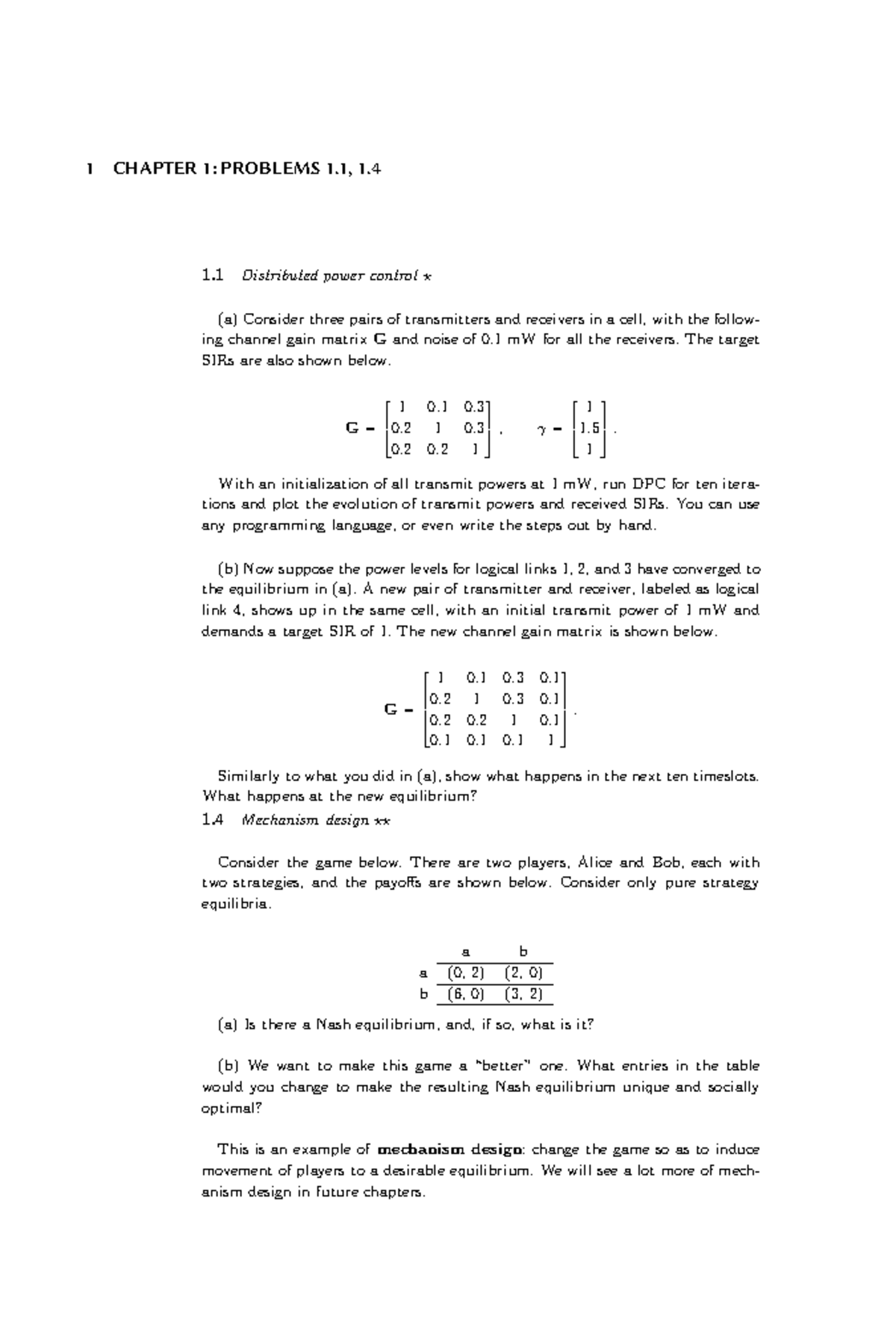 Assignment 1 - vffewferv - 1 CHAPTER 1: PROBLEMS 1, 1. A standard ...
