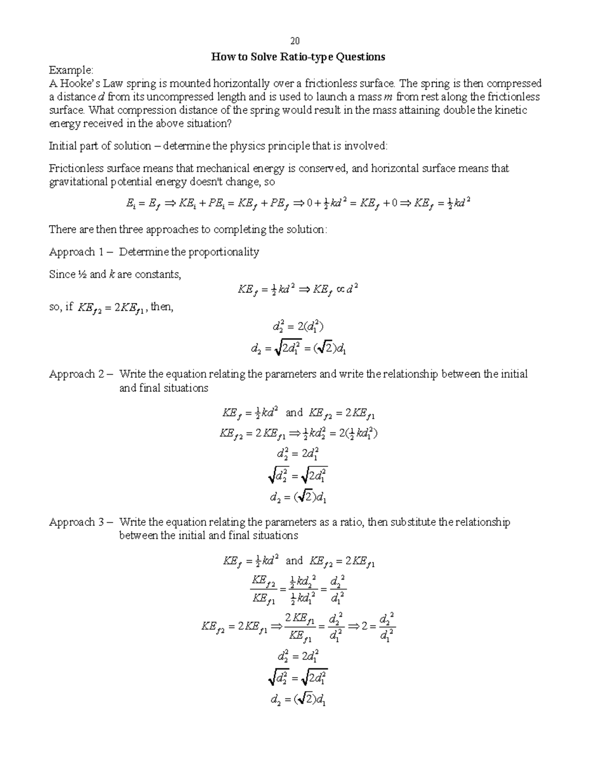 Solving-Ratio-Questions - 20 How to Solve Ratio-type Questions Example ...
