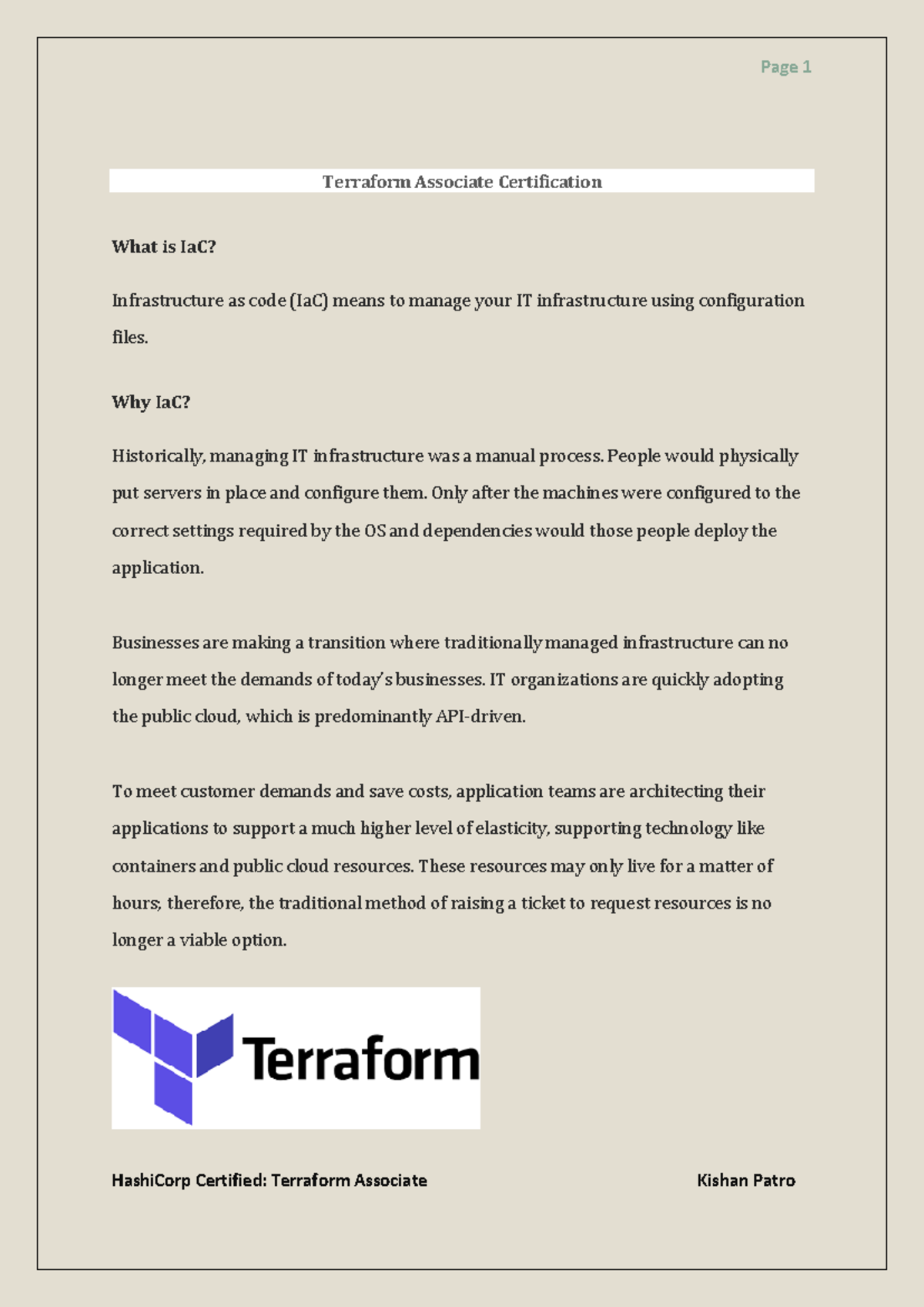 Terraform 1687830574 - Terraform Associate Certification What is IaC ...