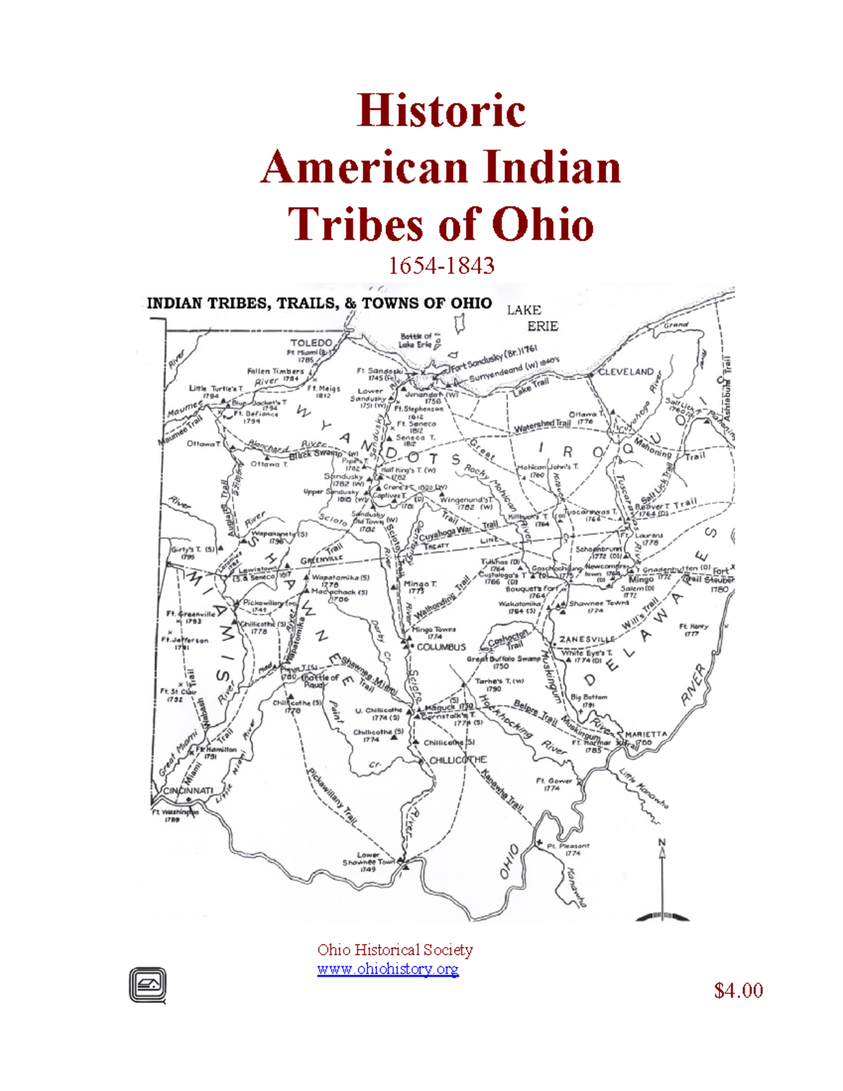 Ohios historic Indians 38 pages - Historic American Indian Tribes of ...
