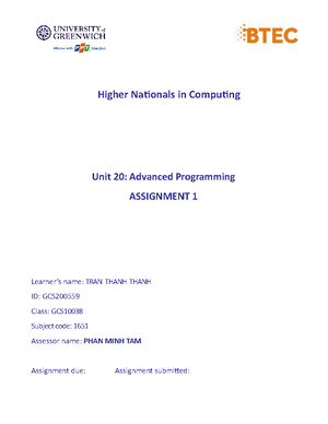 Assignment 1 1644 Tran Thanh Thanh 1003B - [CLOUD COMPUTING] Assignment 01 FEBRUARY 27, 2023 ...