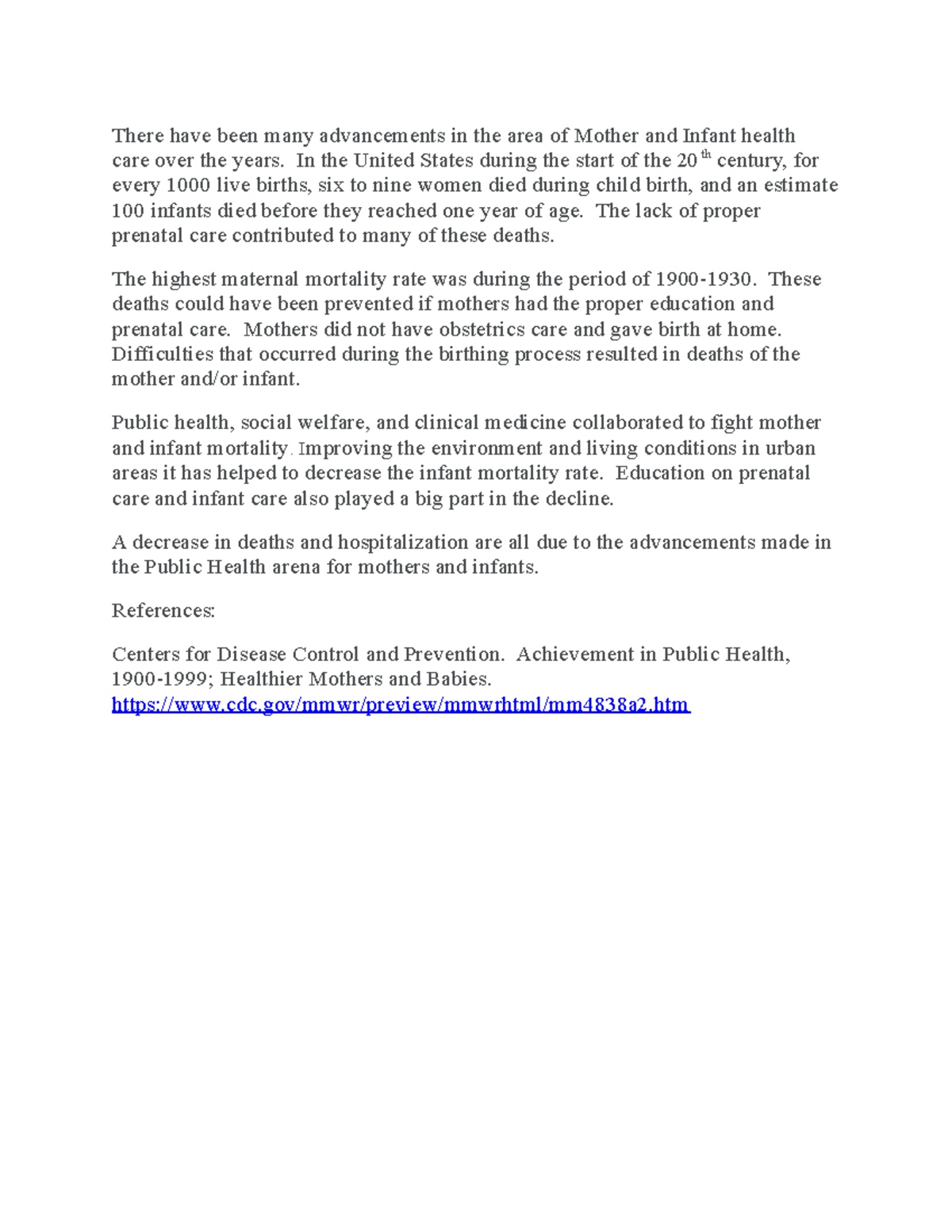 Fundamentals of Public Health Phe 101 module 2 discussion - There have ...