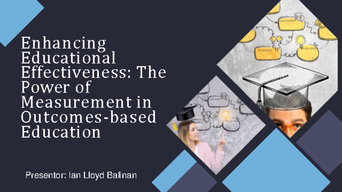 Measurement - Enhancing Educational Effectiveness: The Power of ...