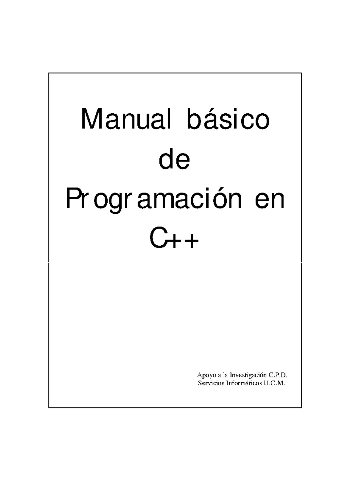 Manual C+2 - sistemas electricos - Manual básico de Programación en C++ ...