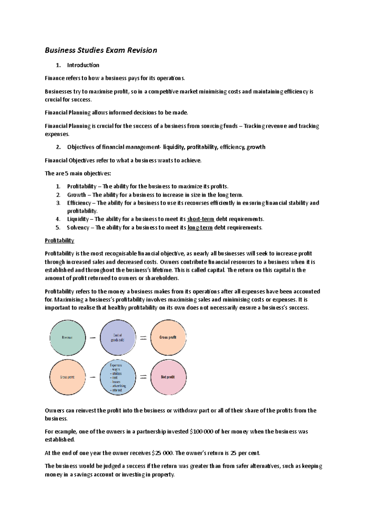 Business Studies Exam Revision - bmanagement - Harvard - Studocu