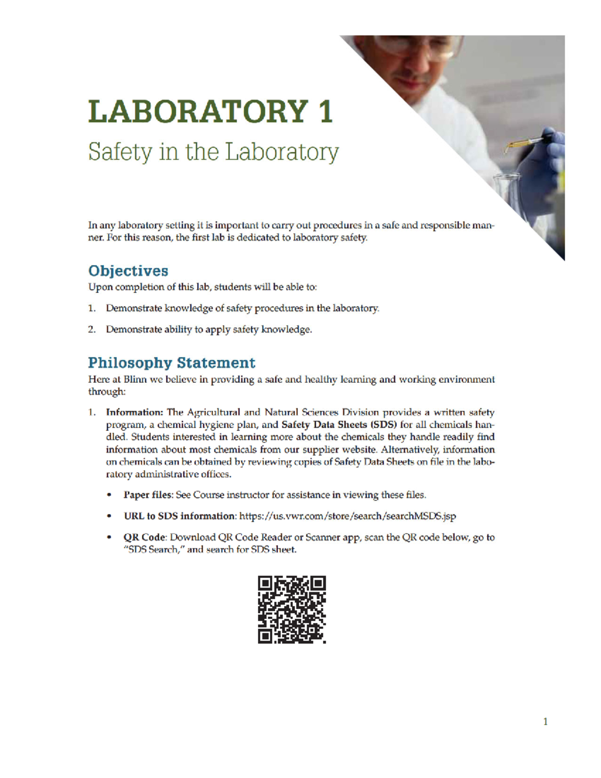Lab 1 1406 - Professor Johnson Lab 1 - BIOL 1406 - Blinn College - Studocu
