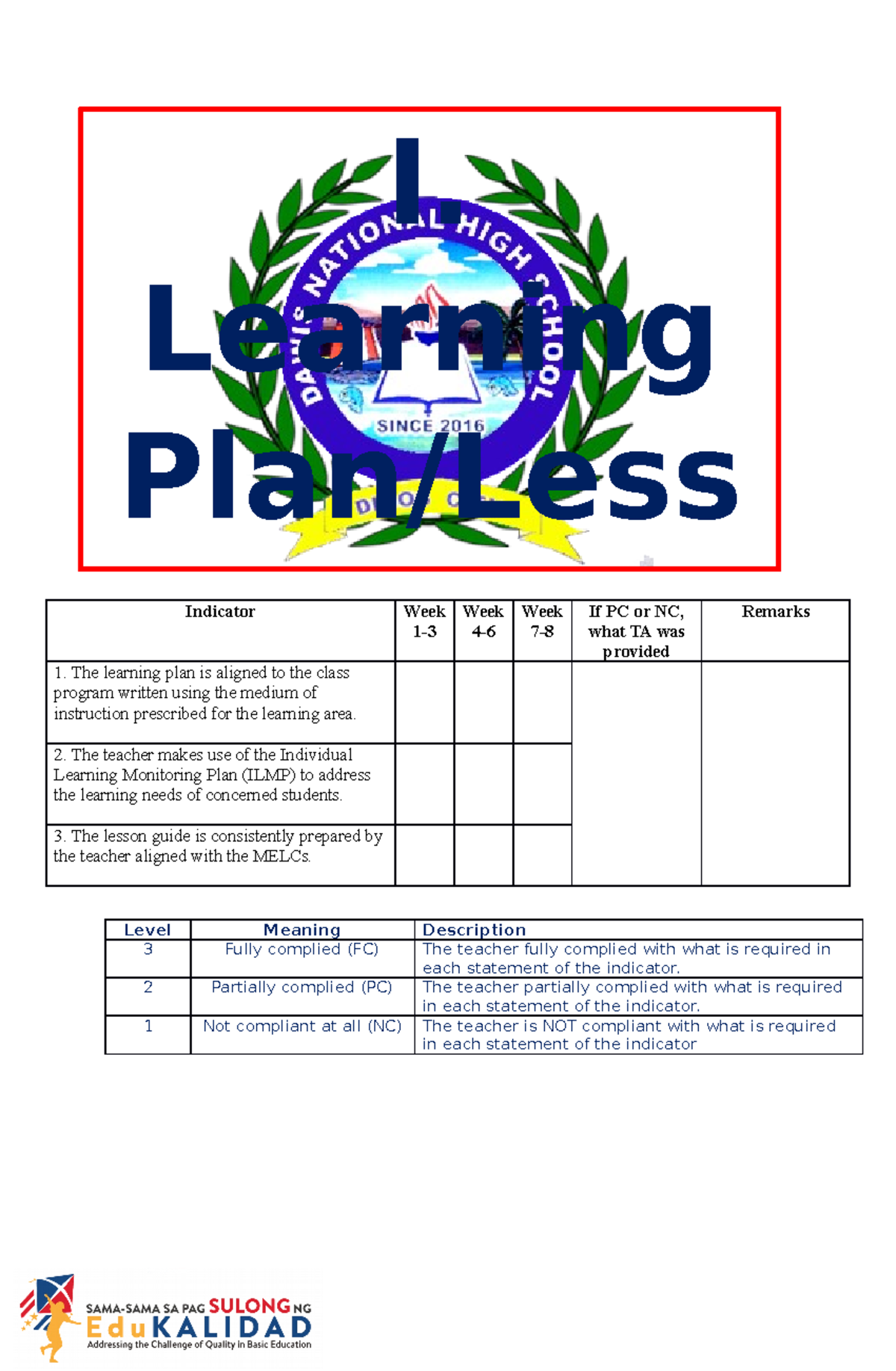 DLDM 101 in education for Freshmen and Sophomores - Indicator Week 1 ...