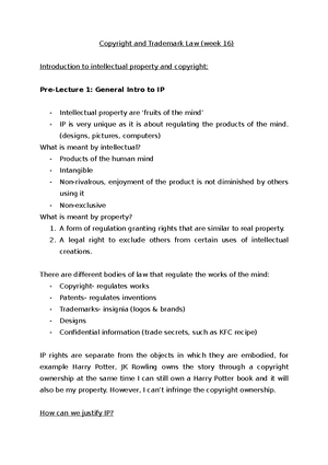 Infringement Notes (Part 1) - Kinds of Copyright Infringement Primary ...