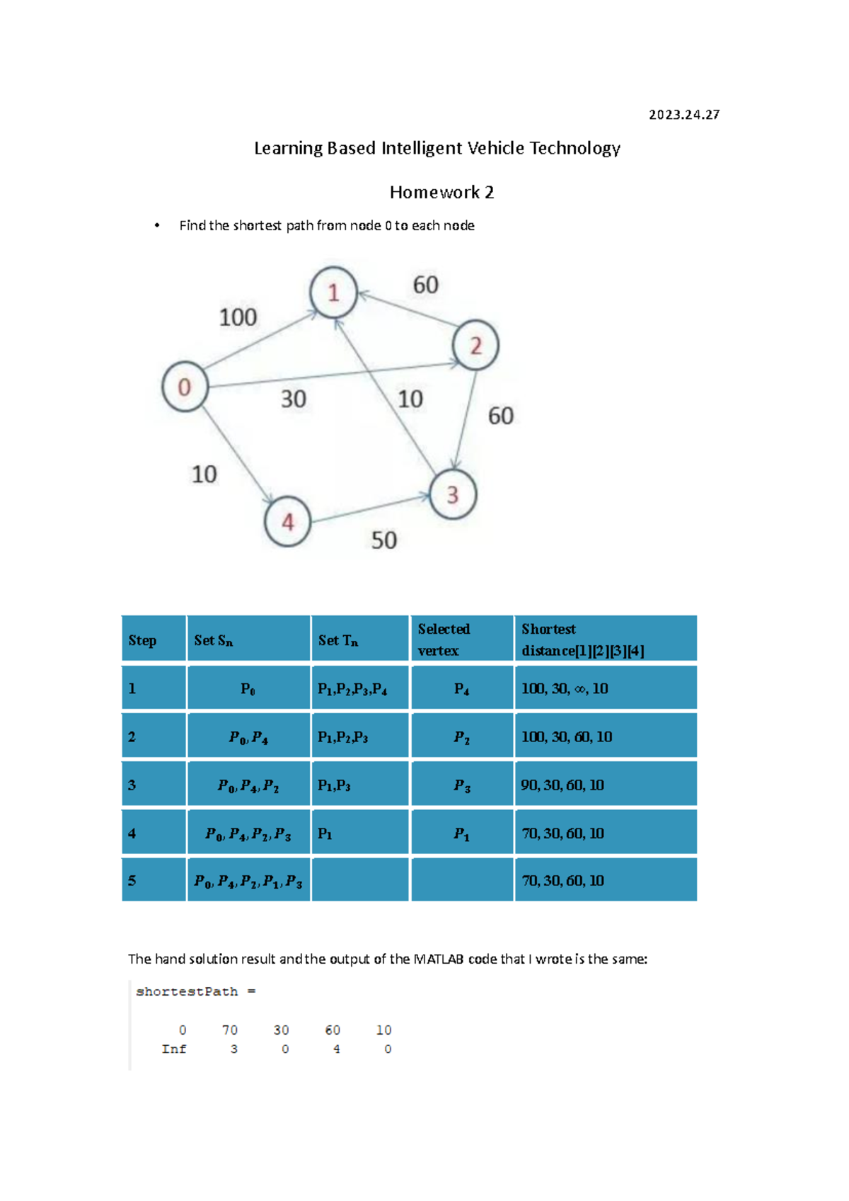 HW2 3820221105 - Homework - 2 023. Learning Based Intelligent Vehicle ...