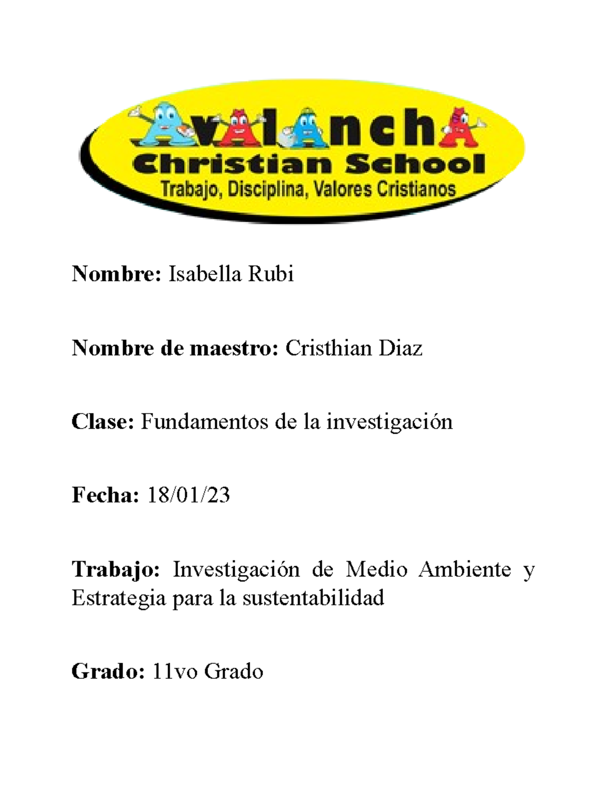 Investigacion De Medio Ambiente Y Estrategia de Sustentabilidad ...
