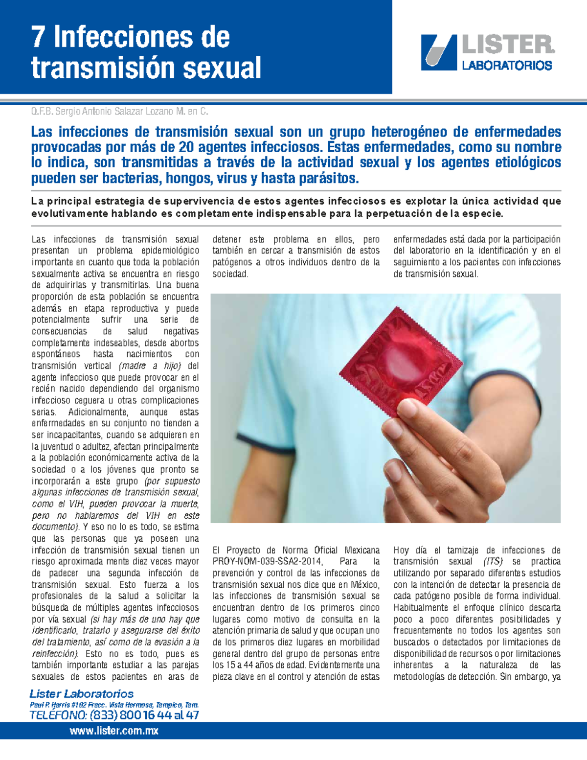 Flyer-ETS - Flyer ets - Las infecciones de transmisión sexual presentan ...