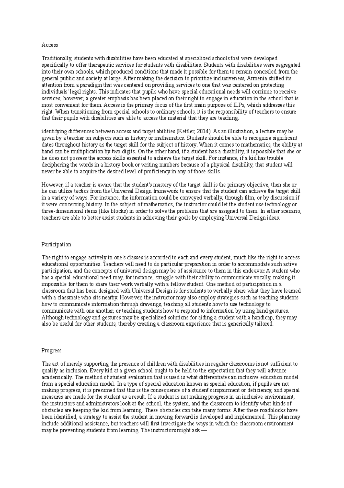 Chapter 2 Universal Design for Learning Part3 - Access Traditionally ...