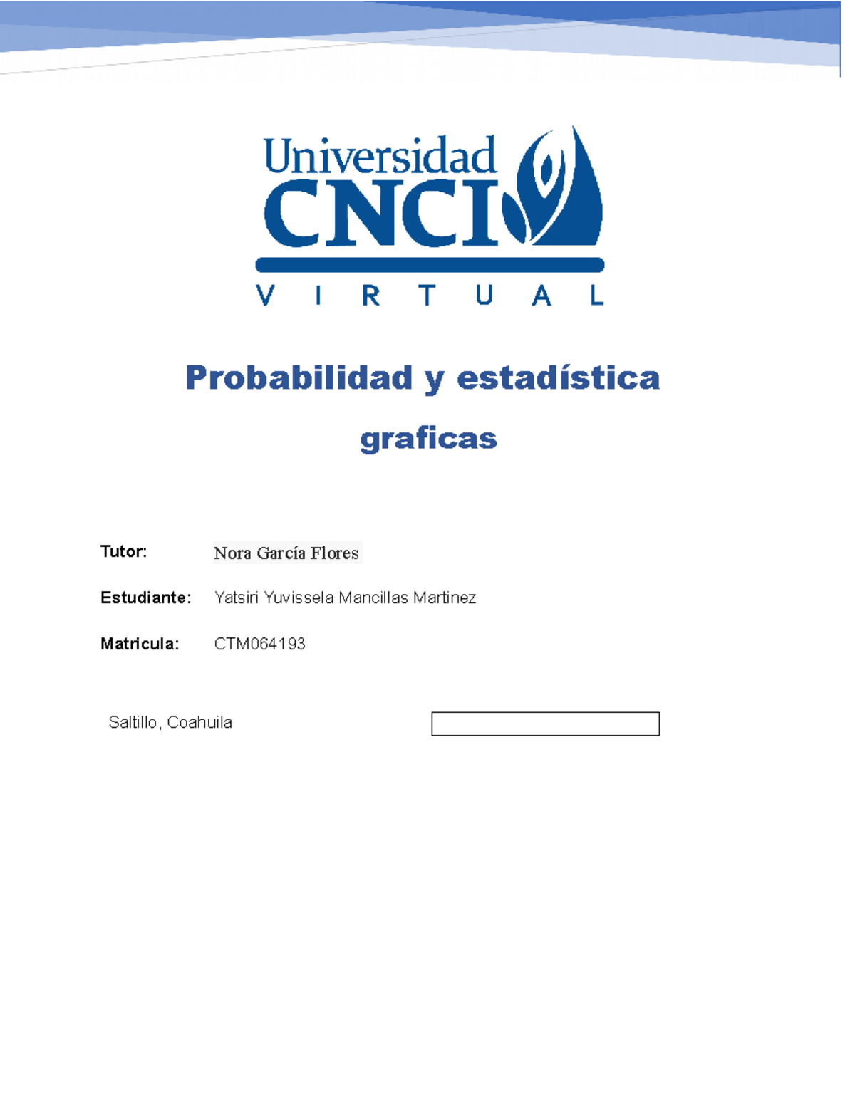 Probabilidad y estadísticas graficas - Probabilidad y estadística ...