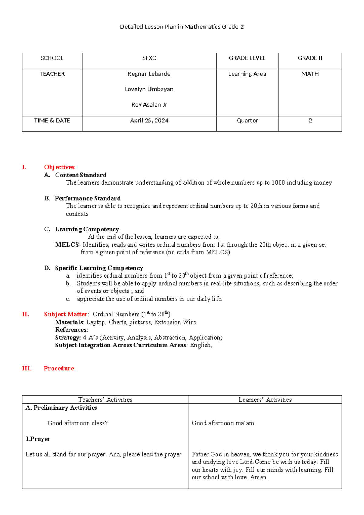 Group 6 Detailed-Lesson-Plan-in-Mathematics-Grade-2 - Detailed Lesson ...