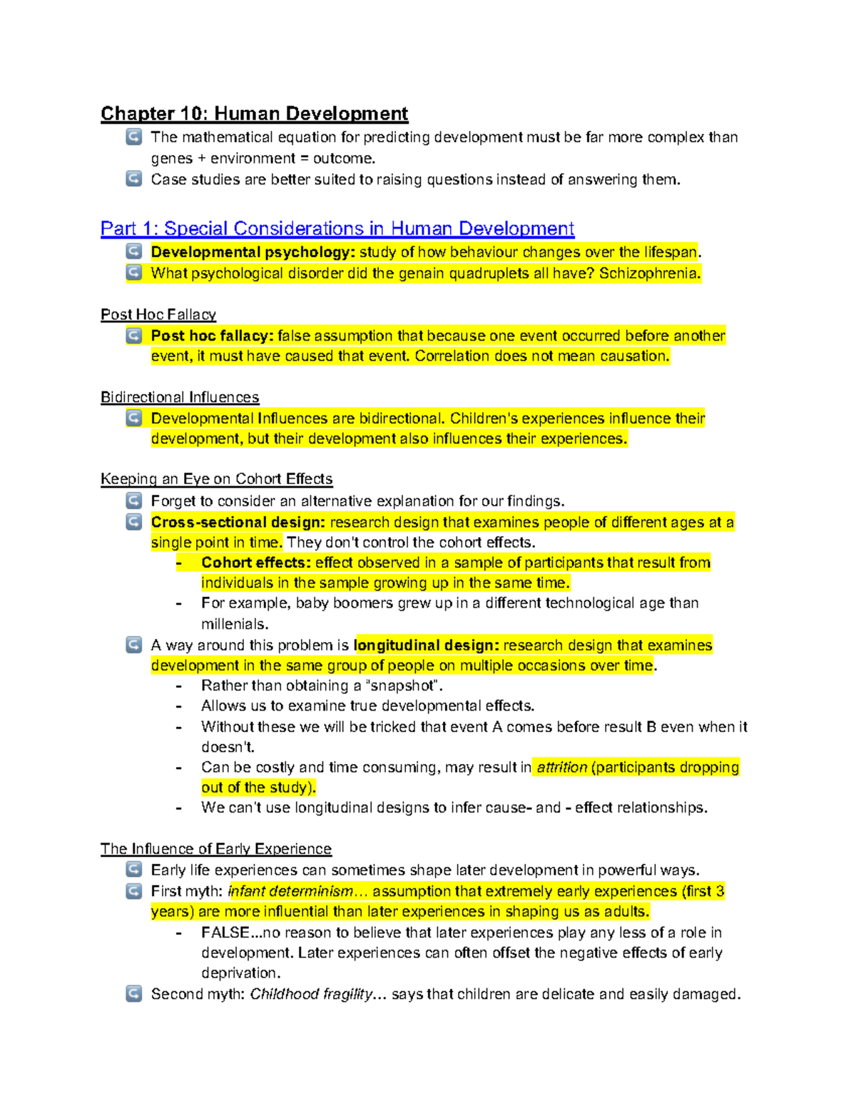 Psych 1160 Chapter 10 - Chapter 10: Human Development « The ...