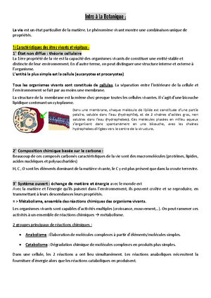Chapitre 10 - Chapitre 10 Les Ptéridophytes Caractéristiques générales ...