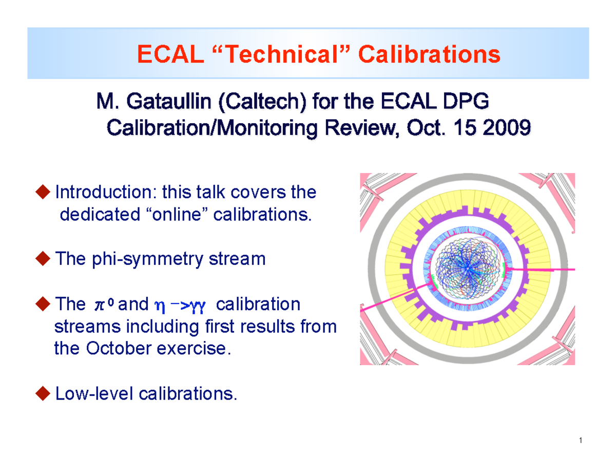 Biochimie. Calibratori externi - 1 ECAL “Technical” Calibrations ...