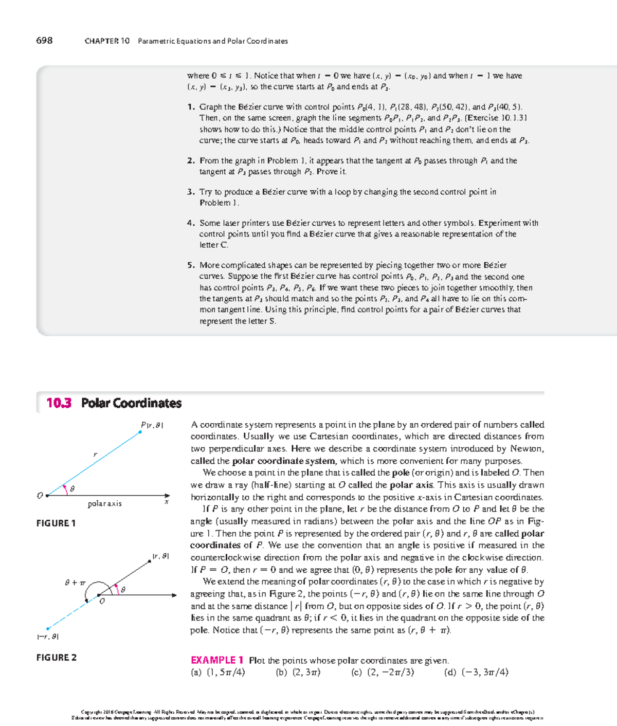Math ch-10-3 - math work - 698 CHAPTER 10 Parametric Equations and ...