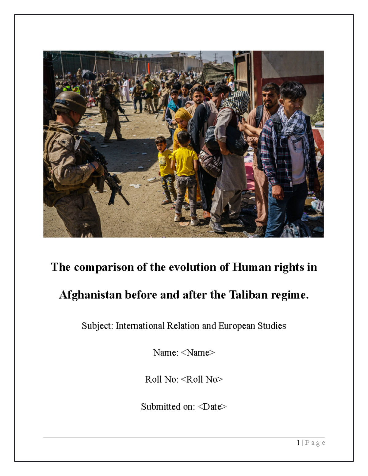 Comparison of Evolution of Human Rights - The comparison of the ...