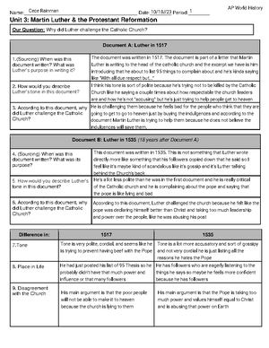 Unit 4 - Labor Systems Graphic Organizer 1450-1750 - Name