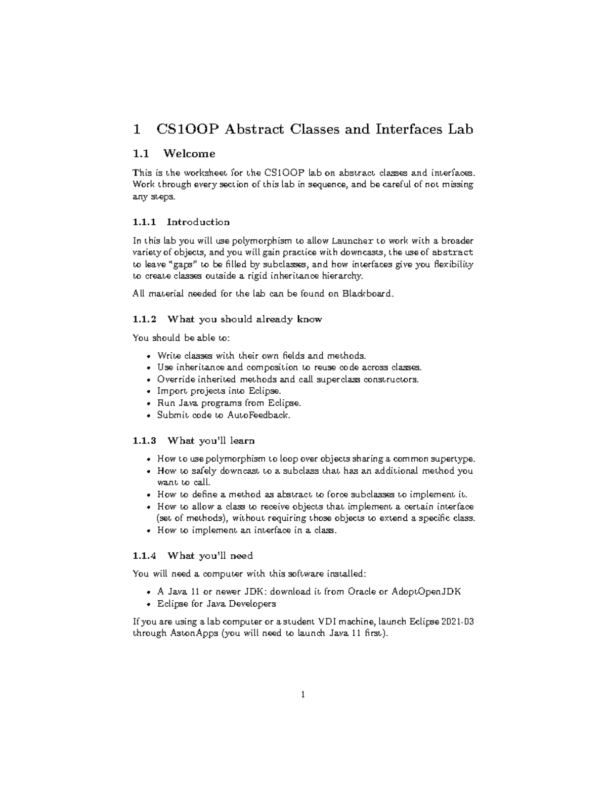 Inh2-acint - programming fundamantal - 1 CS1OOP Abstract Classes and ...