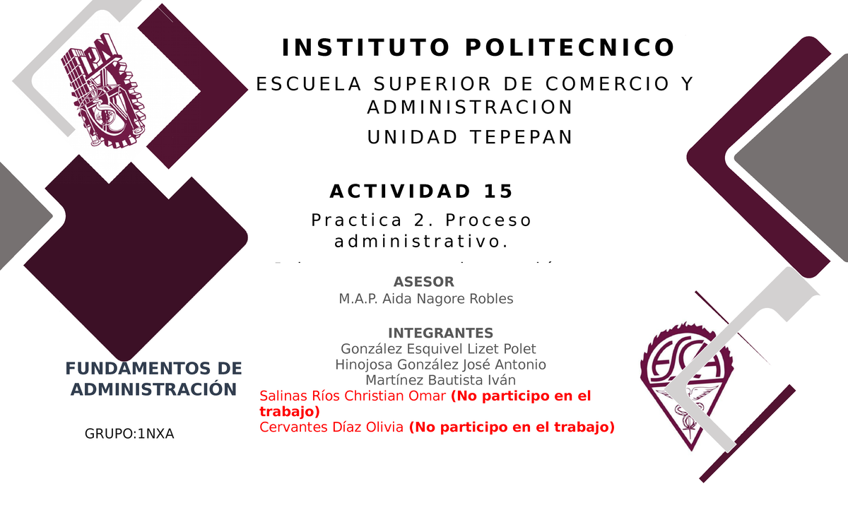 S3A9 practica - tarea - I N S T I T U T O P O L I T E C N I C O N A C I ...