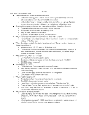 HWST 107 Exam 2 Study Guide - HWST 107: Exam 2 Study Guide EXAM REVIEW ...