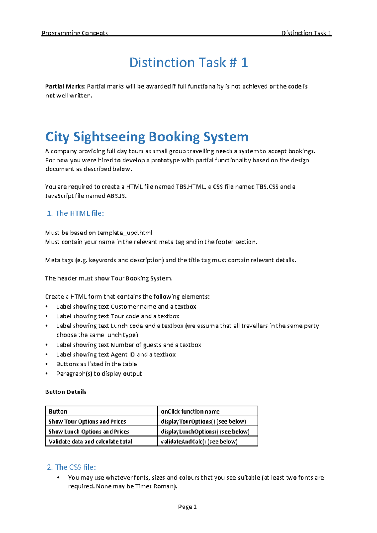 ICT10013 distinction task 1 - Distinction Task # 1 Partial Marks ...