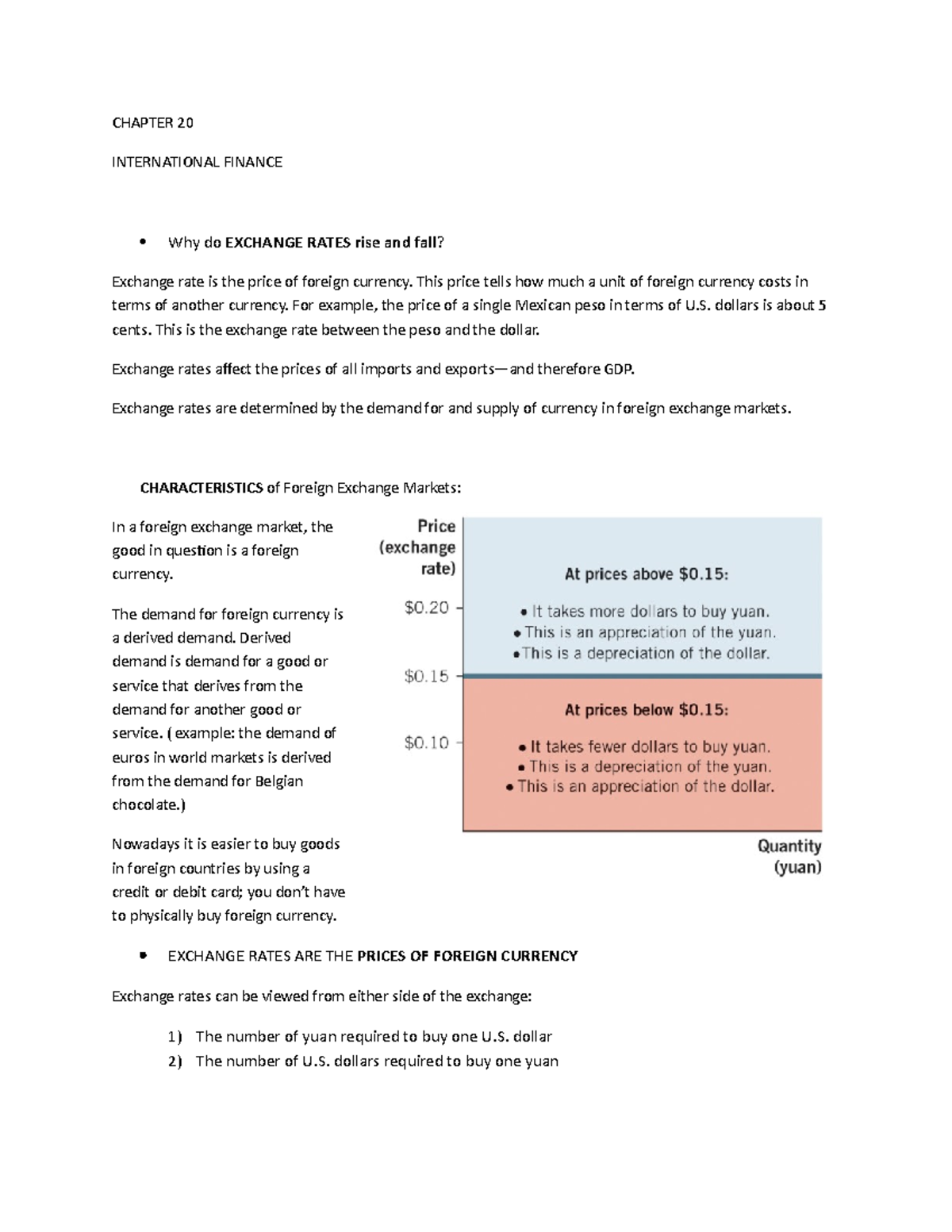 International Finance, Principle of Macroeconomics - CHAPTER 20 ...