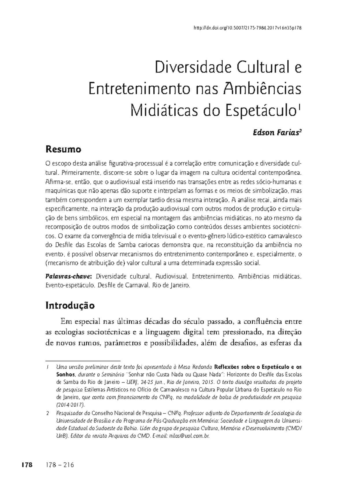 Entretenimento nas ambiencias midiaticas do espeta - dx.doi/10.5007 ...