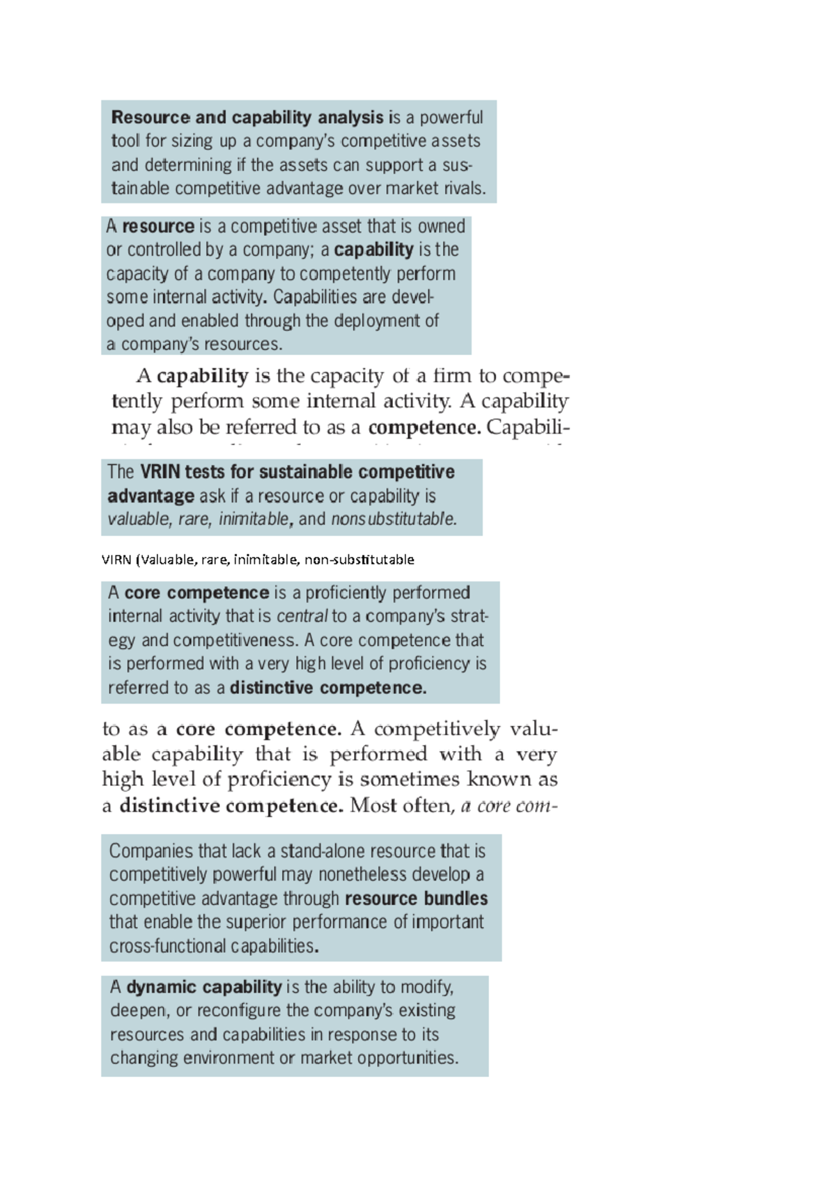 SM - Definition of some terminologies - Strategic Management - VIRN ...