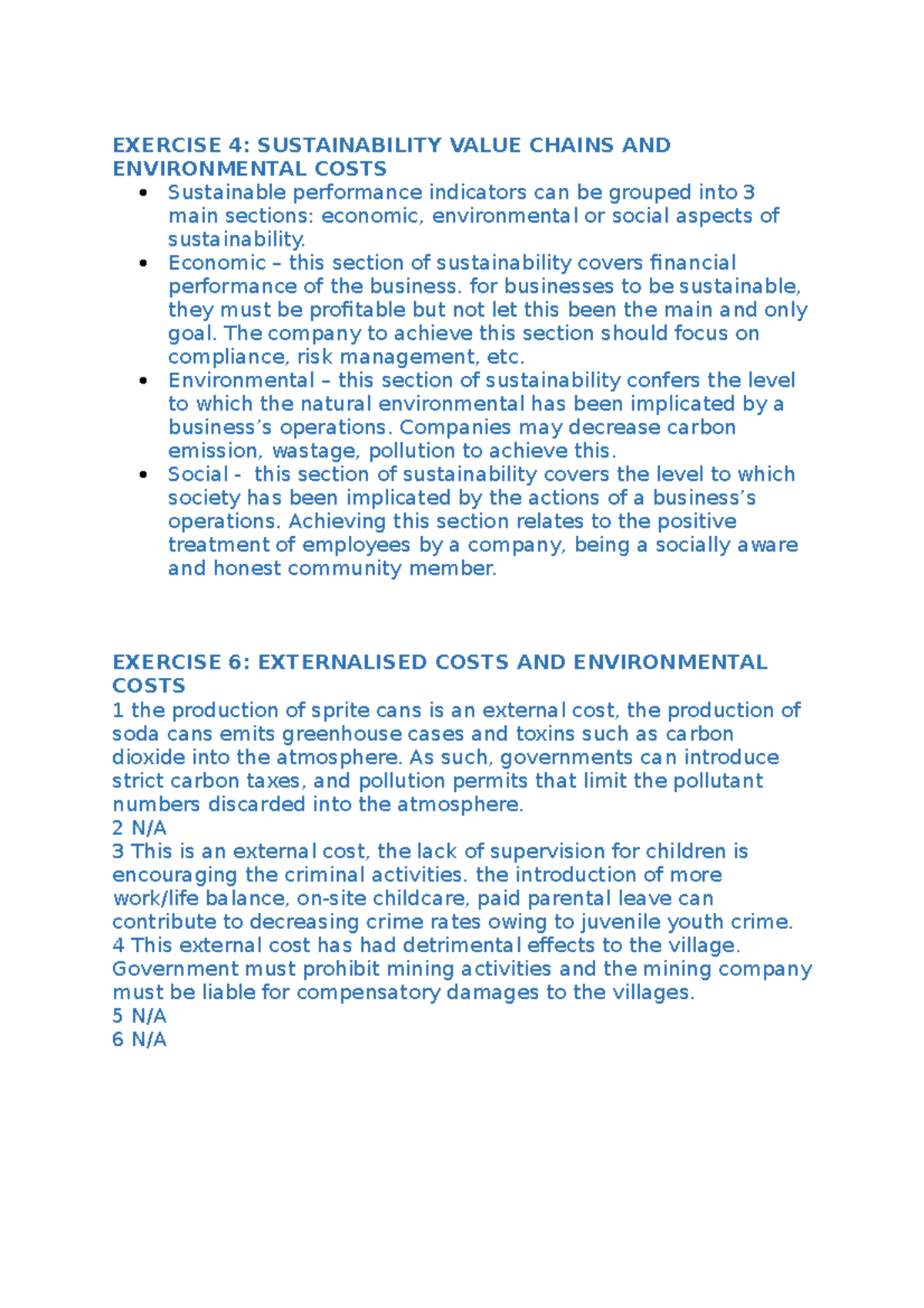 TUT 11 IN WEEK 12 - Tutorial 11 in Week 12 work with answers - EXERCISE ...