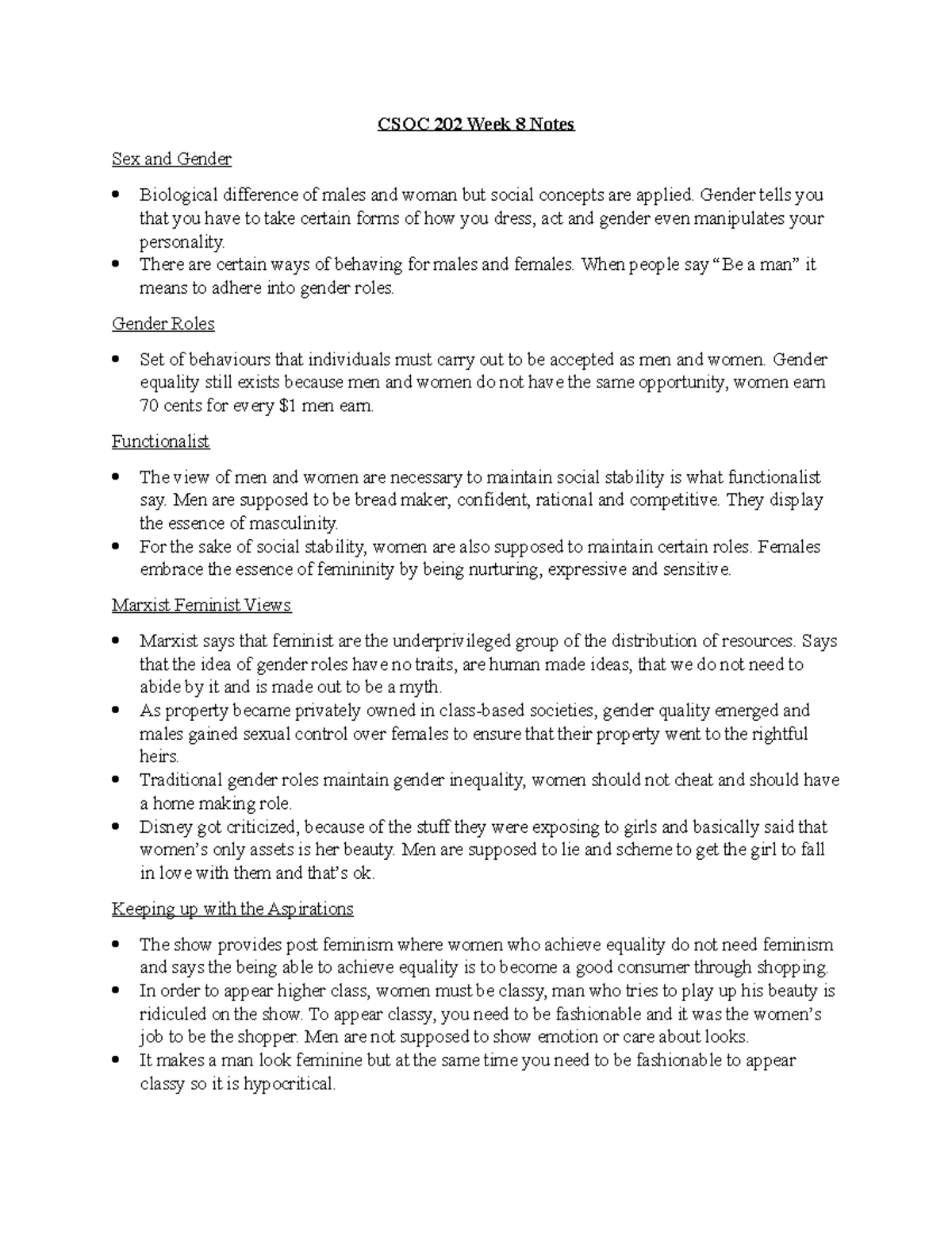 CSOC 202 Week 8 Notes CSOC 202 Week 8 Notes Sex And Gender Biological csoc-202-week-8-notes-csoc-202-week-8-notes-sex-and-gender-biological