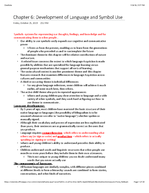 Developmental Psychology UNIT 3 - Chapter 11: Physical and Cognitive ...