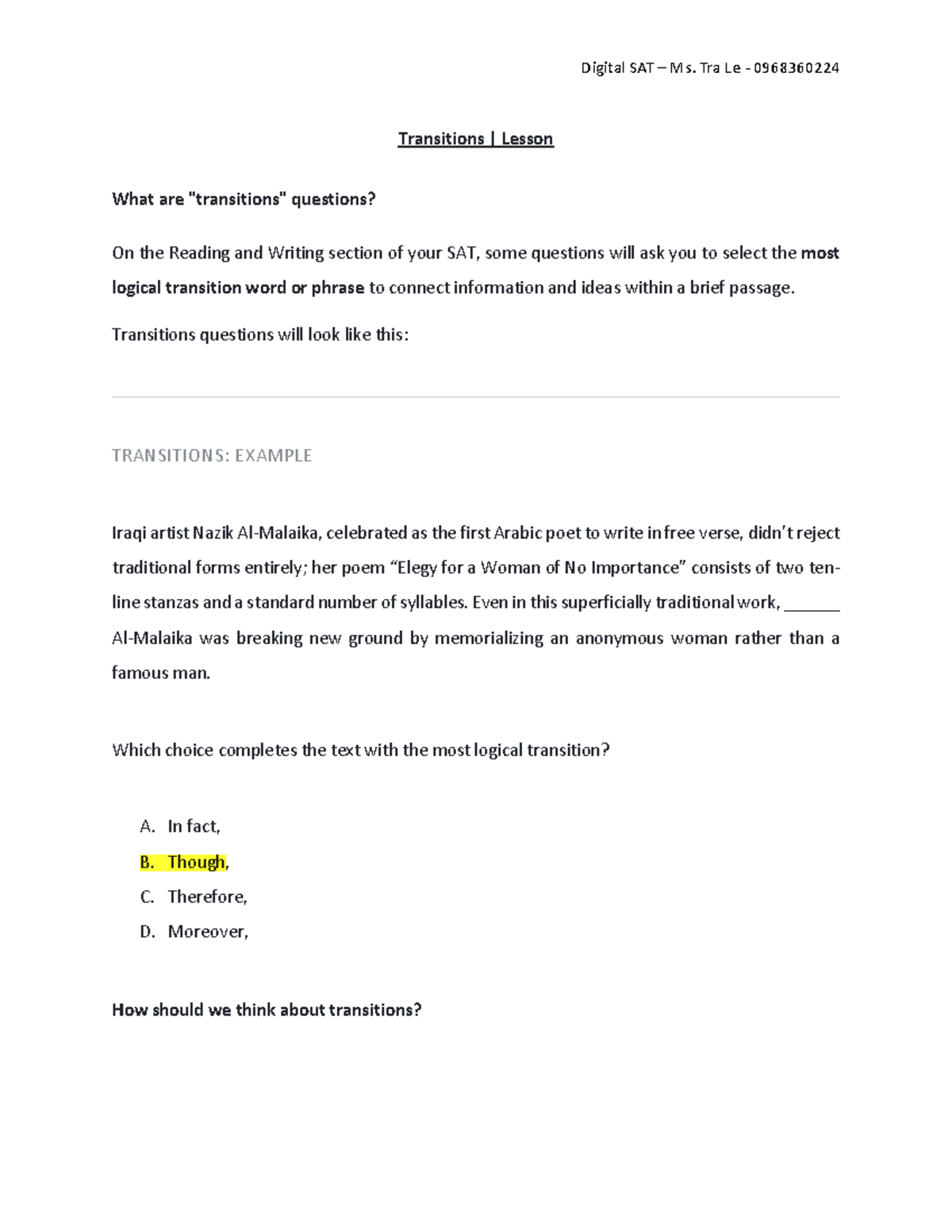 Transitions Lesson - nothing - Transitions | Lesson What are ...