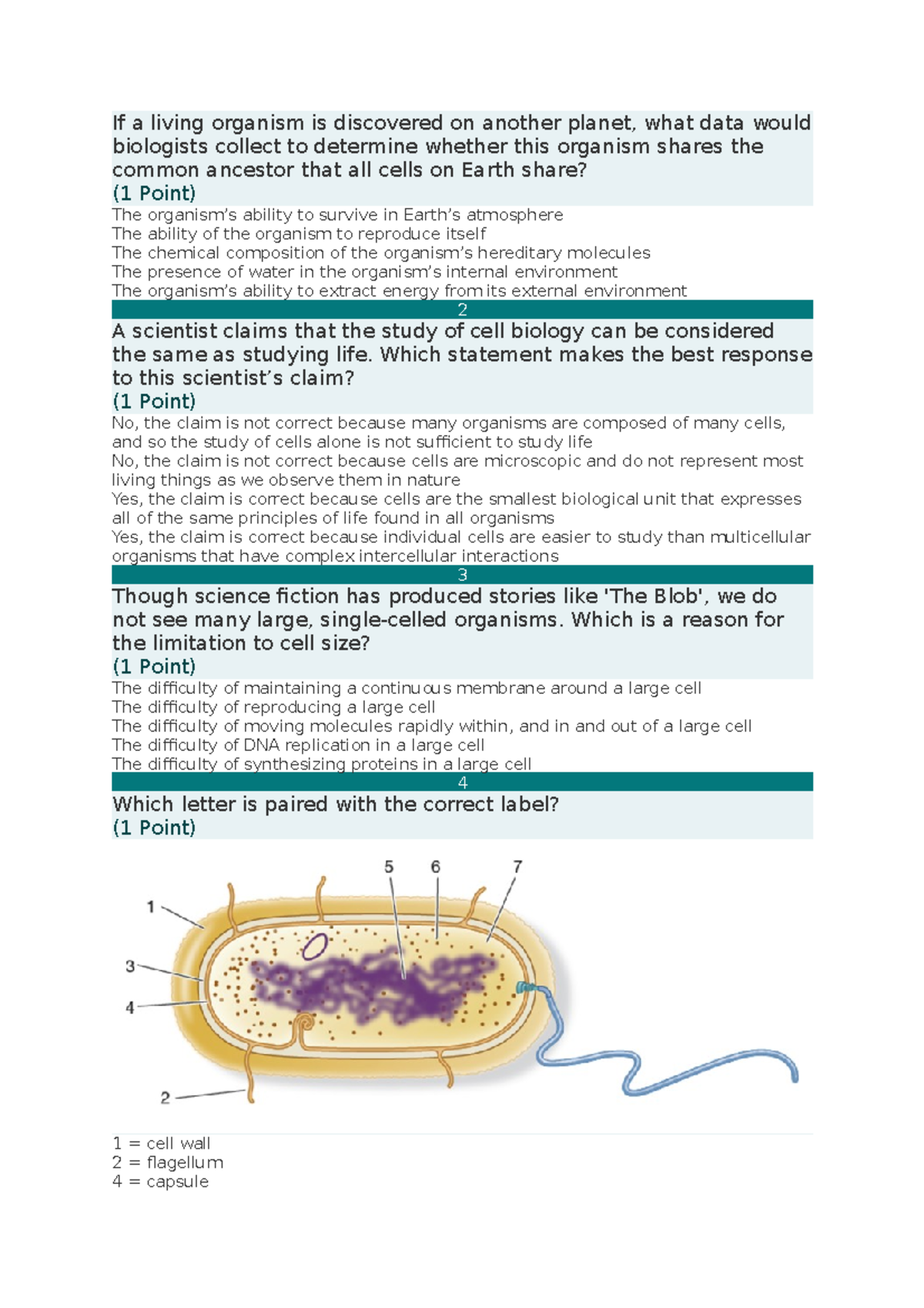 The Origins of Cells and Cell Theory - quiz - If a living organism is ...