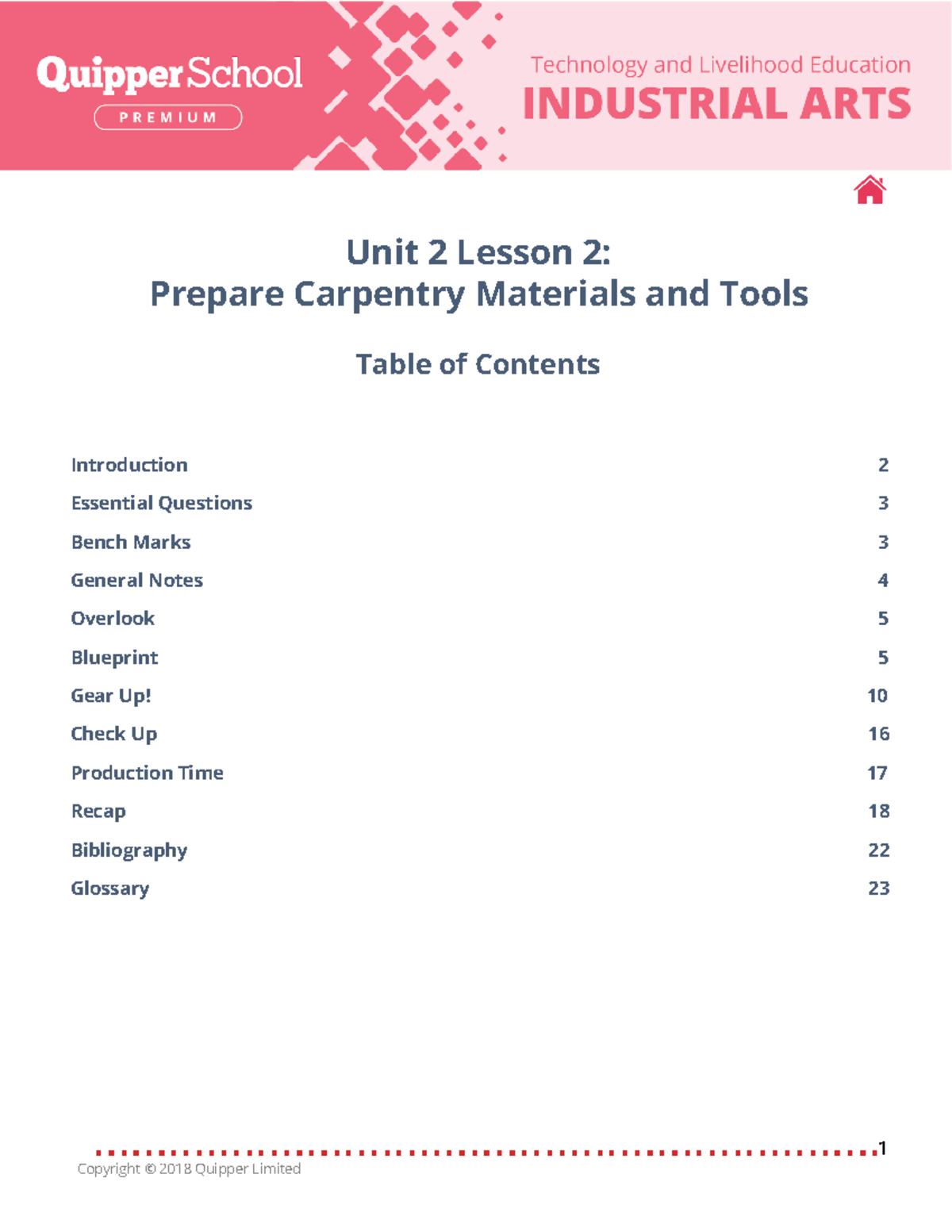 Lesson 2 Construction Materials and Tools - Unit 2 Lesson 2: Prepare ...