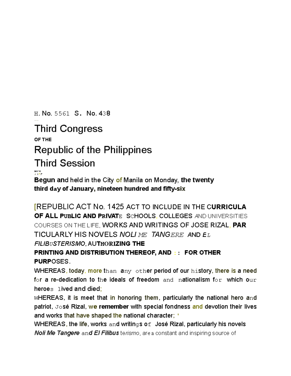 RA 1425 Grade 12 Senior High School General Education BiPSU ra-1425-grade-12-senior-high-school-general-education-bipsu