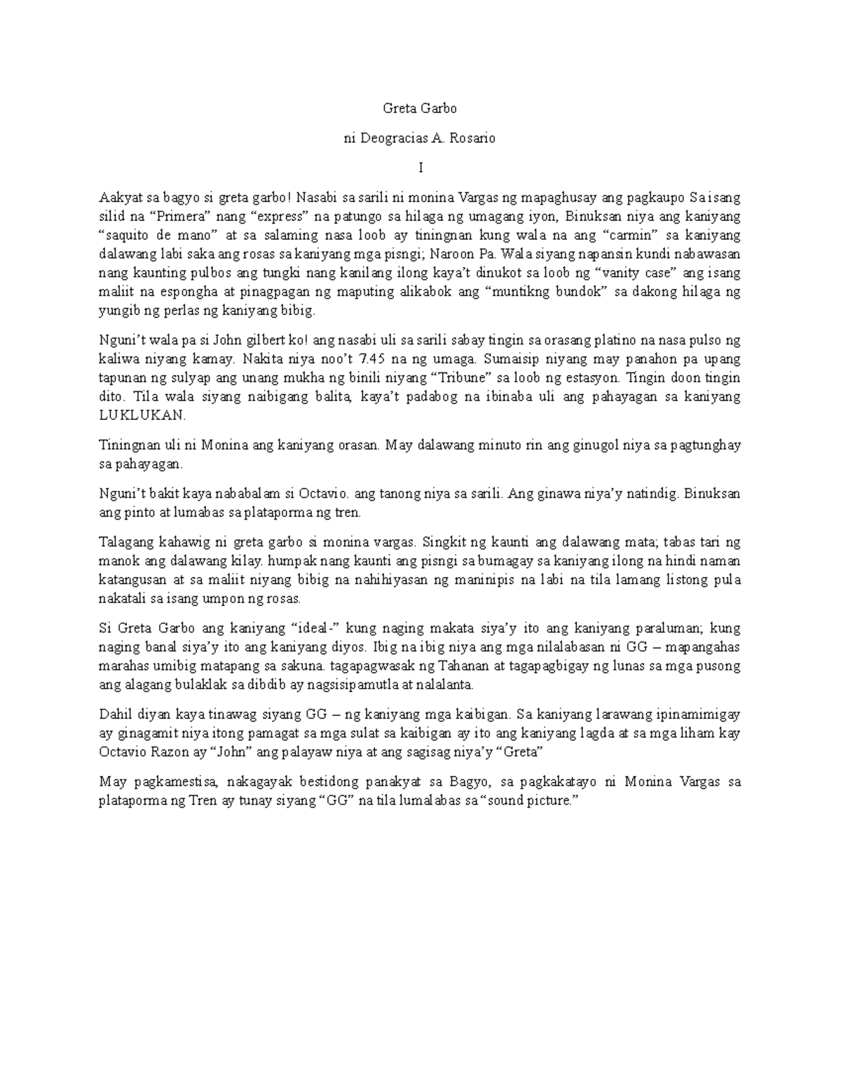 Greta-Garbo-1 - All about greta - Greta Garbo ni Deogracias A. Rosario ...
