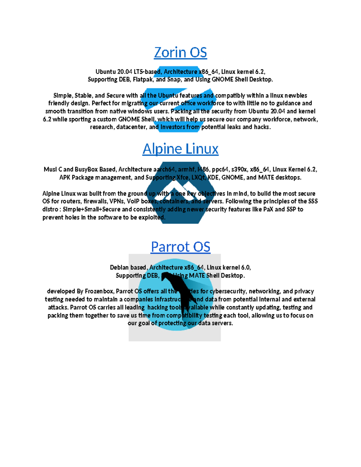 1st lab in hand - Zorin OS Ubuntu 20 LTS-based, Architecture x86_64 ...