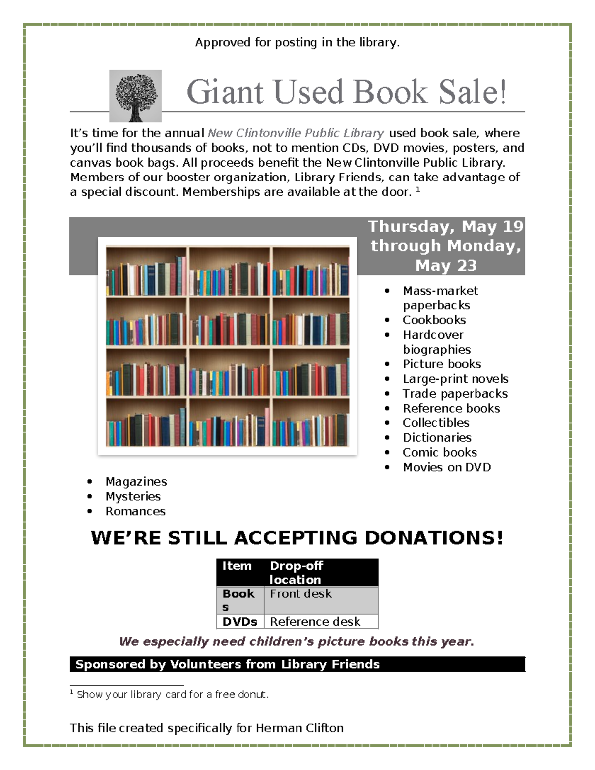 SC WD16 CS1-3a Herman Clifton 2 - Approved for posting in the library ...