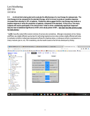 Lab 3 - Homework for lab 3. - Levi Moellering Epi 530 Exercise 3 ...